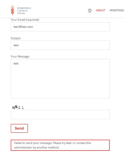 Failed to send your message, please try later or contact the ...